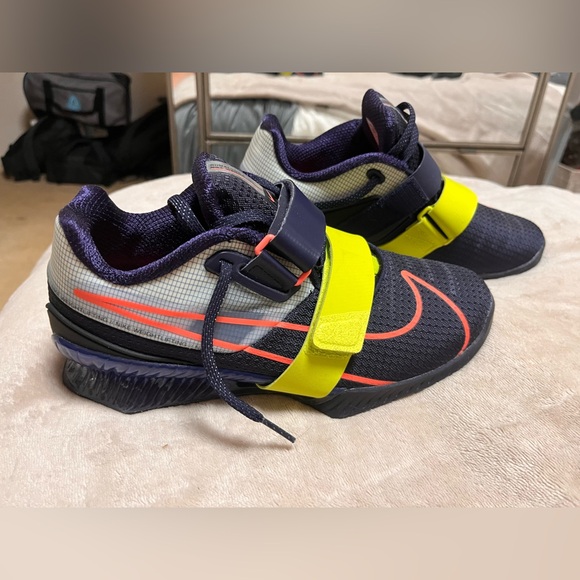 Nike | Shoes | Nike Romaleos 4 Blackened Blue Cyber Weightlifting Shoes ...